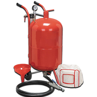 110 lb pressurized abrasive blaster store